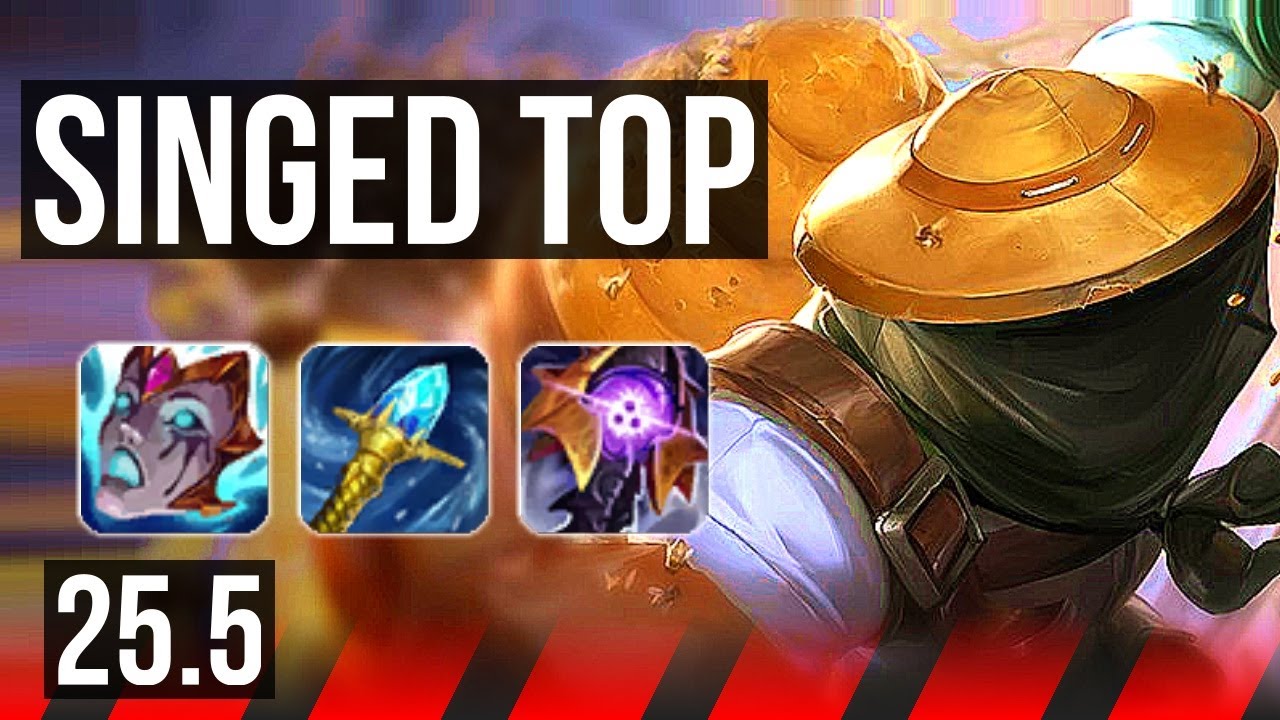 SINGED vs DR. MUNDO (TOP) | KR Master | 25.5 - YouTube