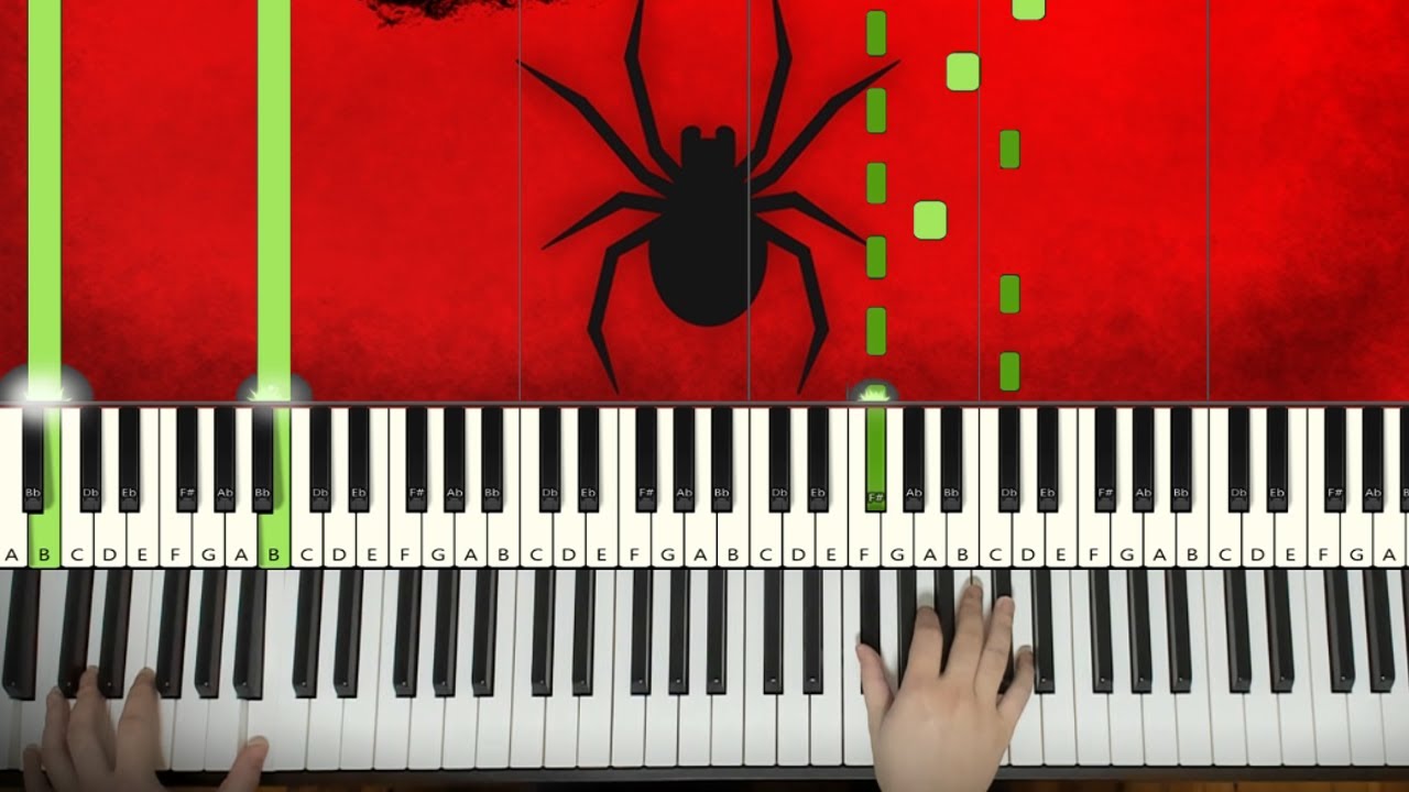Roblox Spider - Menu Theme (Piano Tutorial Lesson) - YouTube