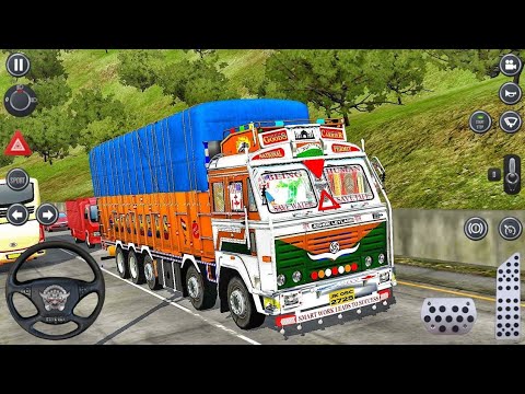 🚛 Drive Indian Cargo truck Simulator Truck Games lorry truck wali game ...