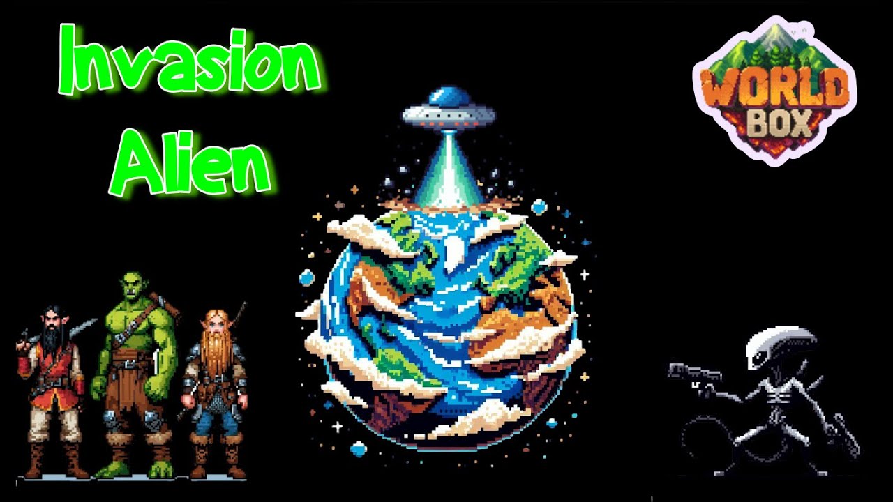 Alienígenas Invaden El Mundo, ¿Lograrán Conquistarlo?, WorldBox ...