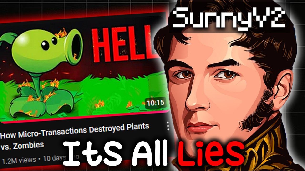 SunnyV2 Lied About Plants Vs Zombies... - YouTube