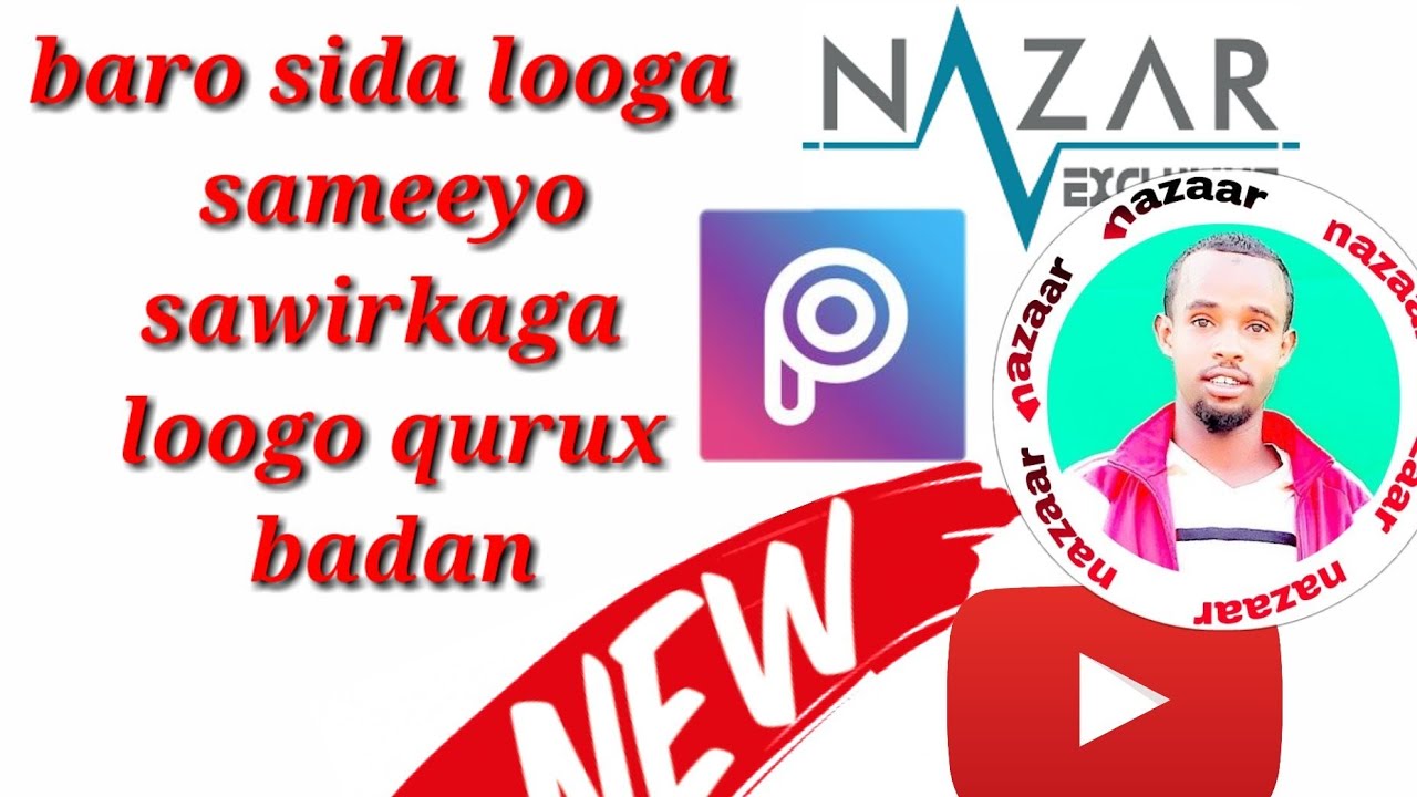 Baro sida logo sawir looga sameeyo picArt I m g - YouTube