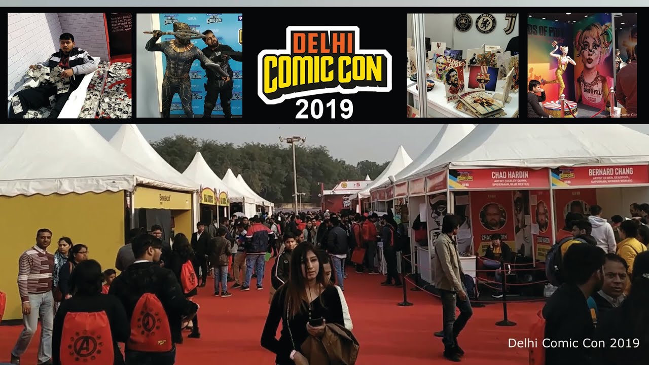 Delhi Comic Con 2019 - One Day With Superheroes... - YouTube