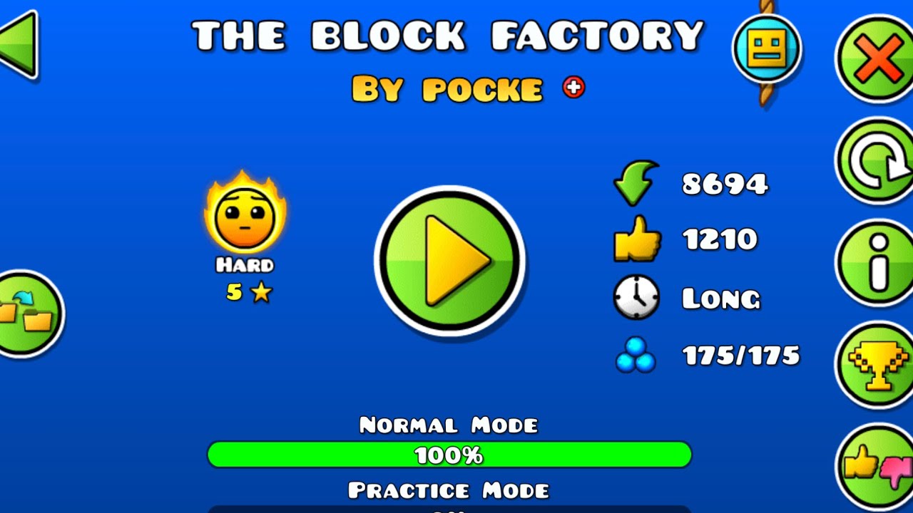 The Block Factory-(Geometry Dash) - YouTube