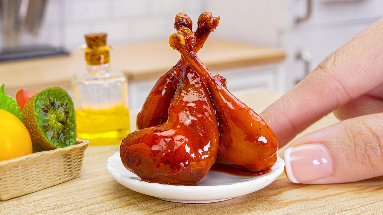 Tasty Miniature Chicken Recipes | Honey Garlic Chicken | ASMR Miniature ...