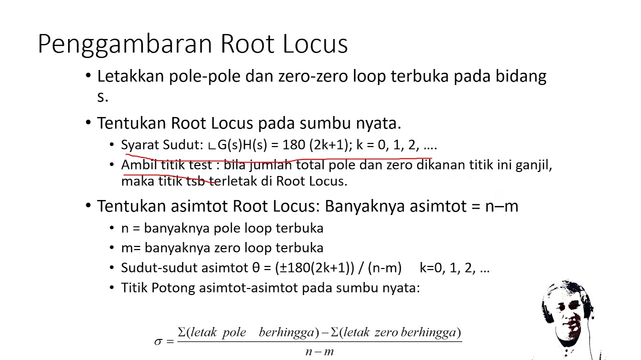 Root Locus Menggambar Step 1 dan Step 2 - YouTube