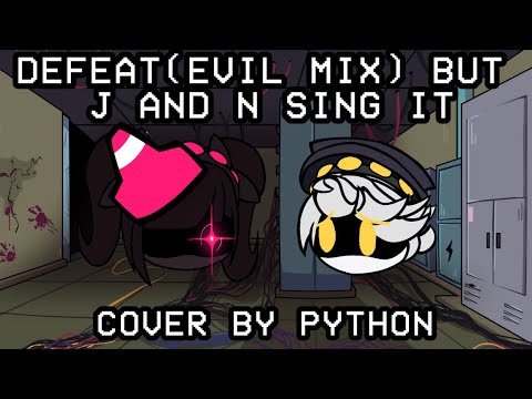 Endgame - Defeat (Evil Mix) but J & N sing it! | FNF Cover - YouTube