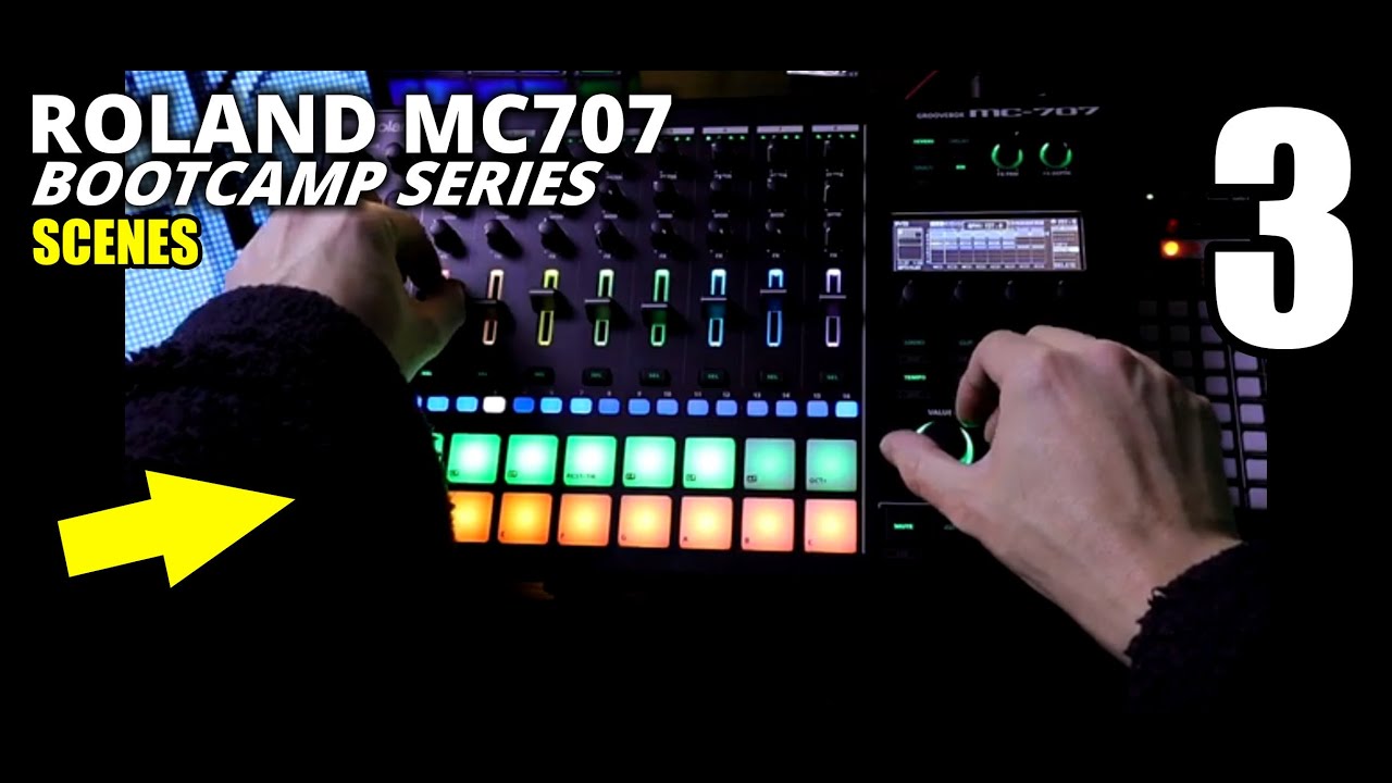 Mc707 Boot Camp Part 3 – Scenes // Roland Mc-707 Tutorial - YouTube