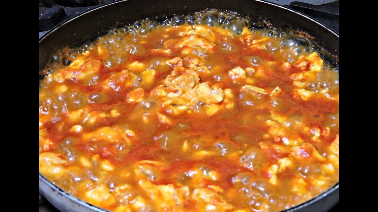 Huevos al albañil para almorzar.- RecetasdeLuzMa - YouTube