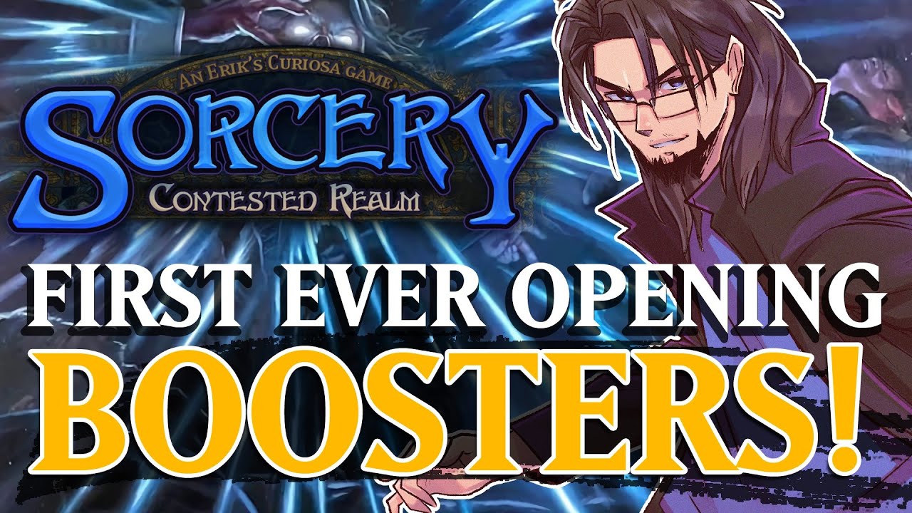 FIRST EVER SORCERY: CONTESTED REALM BOOSTER PACK OPENING! - YouTube