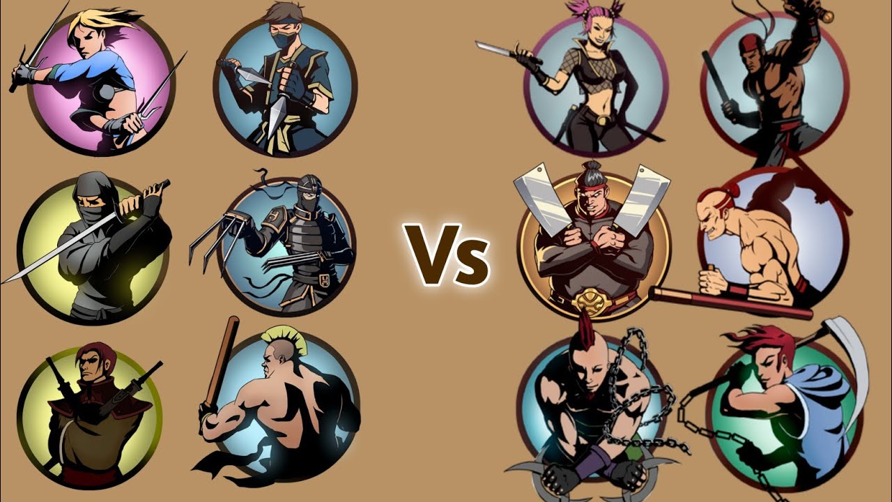 Shadow fight 2 | All weapon Lynx and bodyguards Vs Butcher and ...