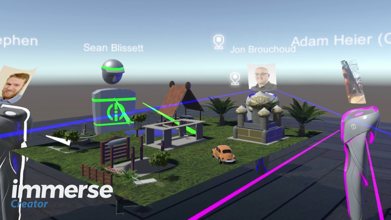 Immerse Creator for Oculus Rift / Touch and HTC Vive - YouTube