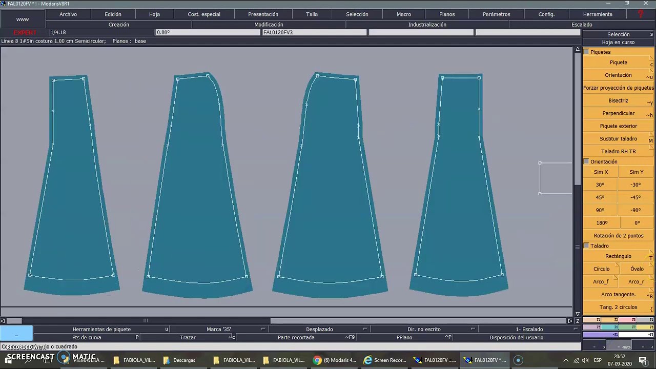 Modaris 6 Extracción de Plantillas - YouTube