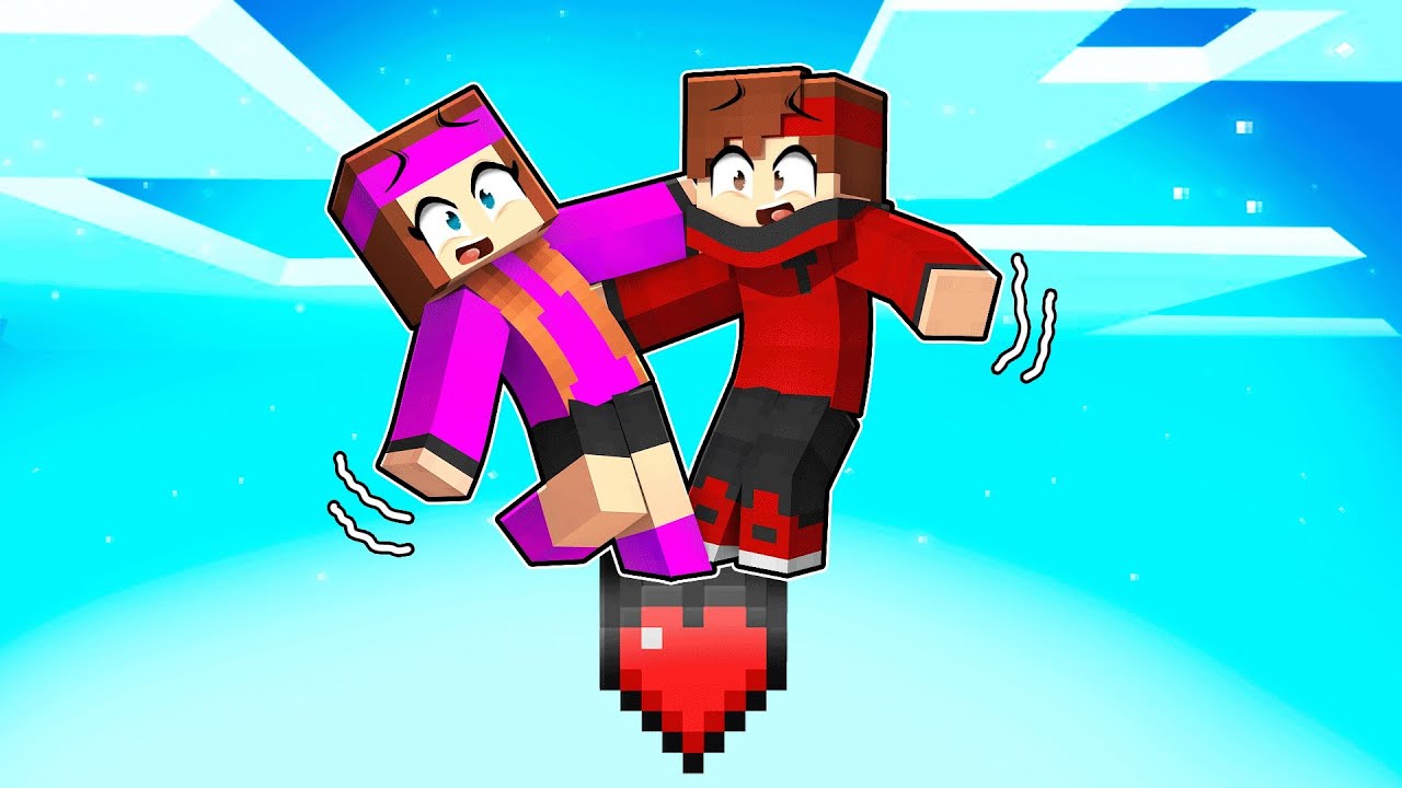 SURVIVRE sur un CŒUR avec Anna sur Minecraft ! - YouTube