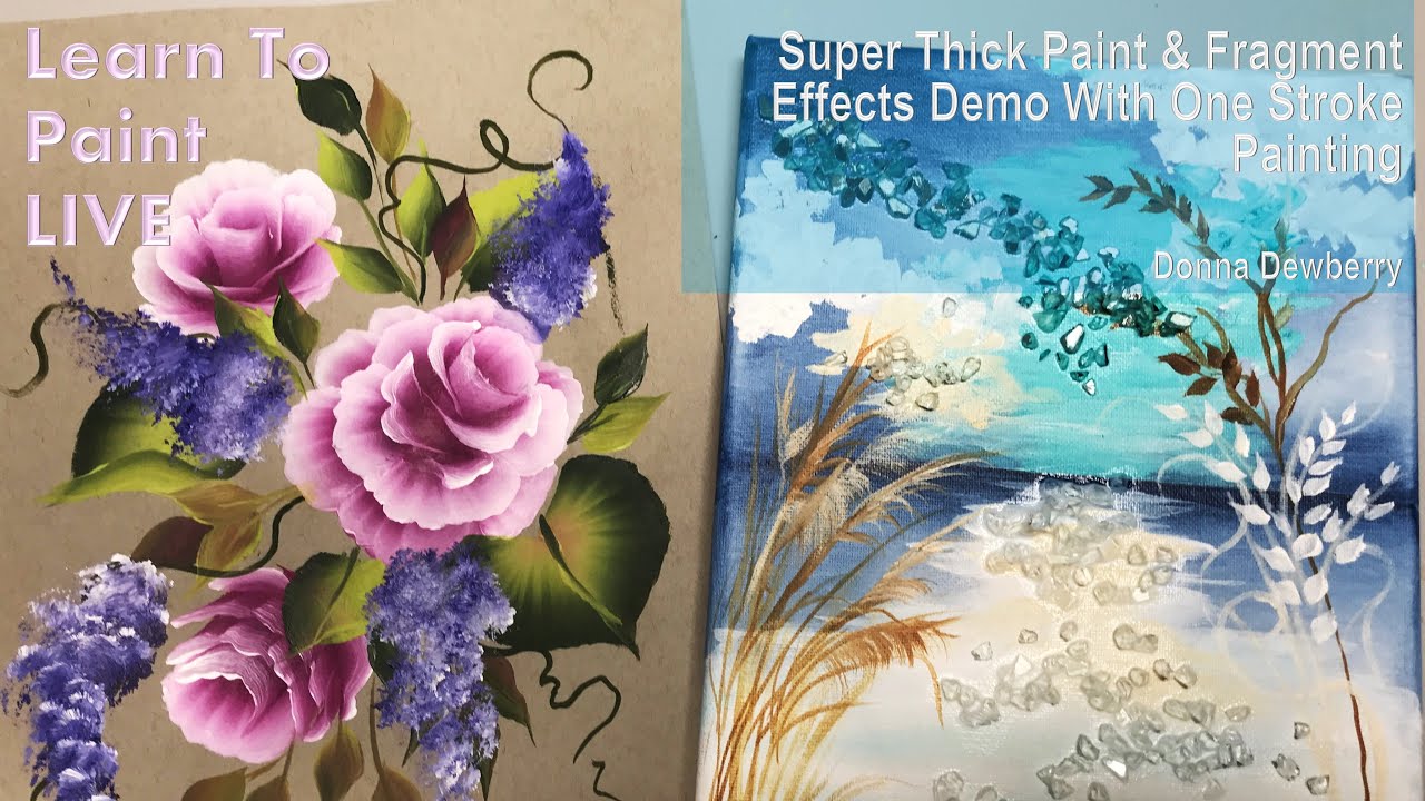 Learn to Paint One Stroke - LIVE With Donna: New Product Demo | Donna ...