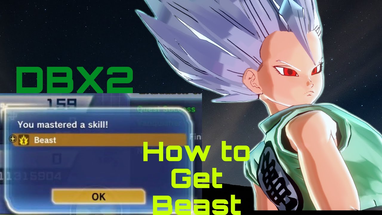 DBX2: How To Get Beast Transformation! (It's available for all race ...