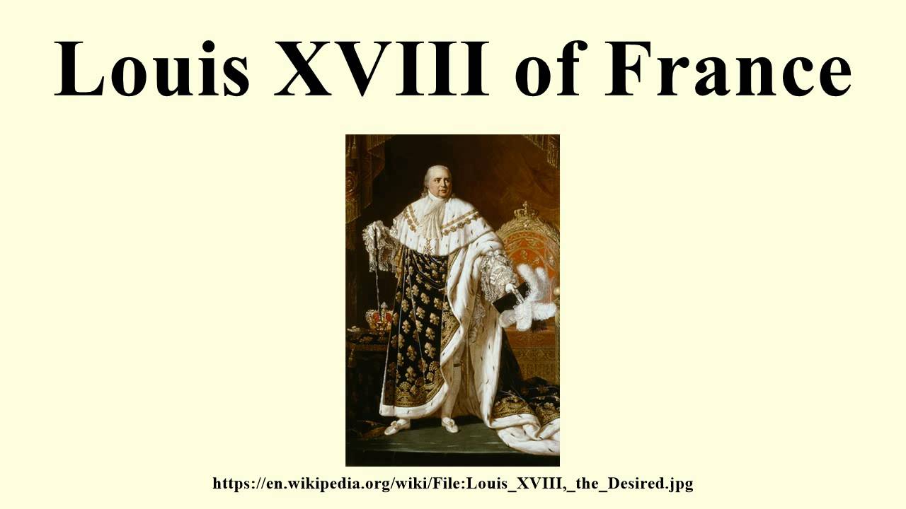 Louis XVIII of France - YouTube