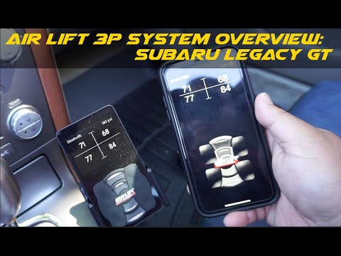 Air Lift 3P Air Suspension Overview: 2006 Subaru Legacy GT Sedan - YouTube