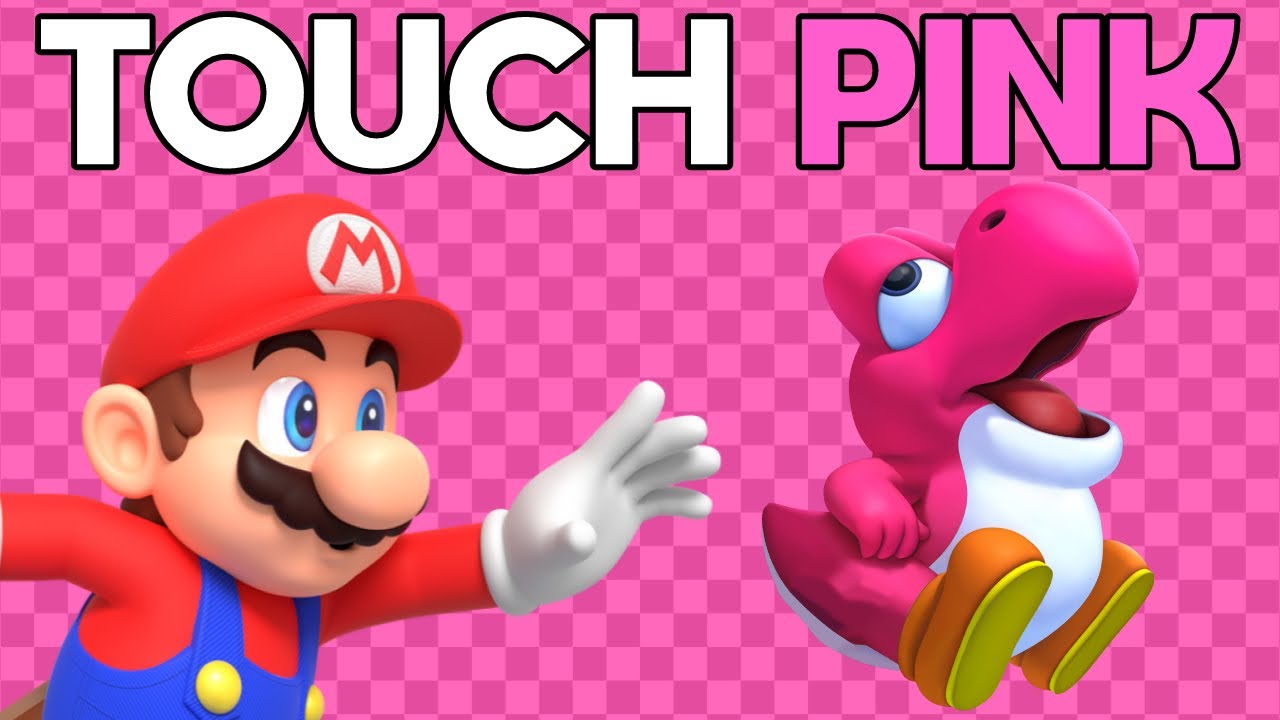 How Fast can you Touch PINK in Every Mario Game? - YouTube
