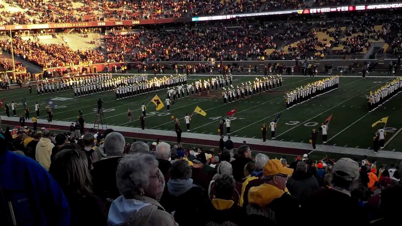 University of Minnesota Marching Band - Swinging Gates - Sept 22, 2012 ...