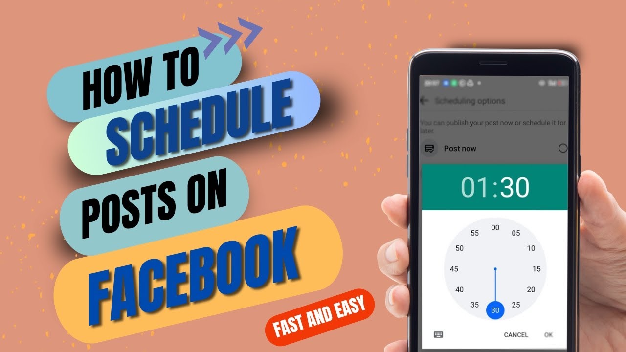 HOW TO SCHEDULE POST ON FACEBOOK | SCHEDULE FACEBOOK POST - YouTube