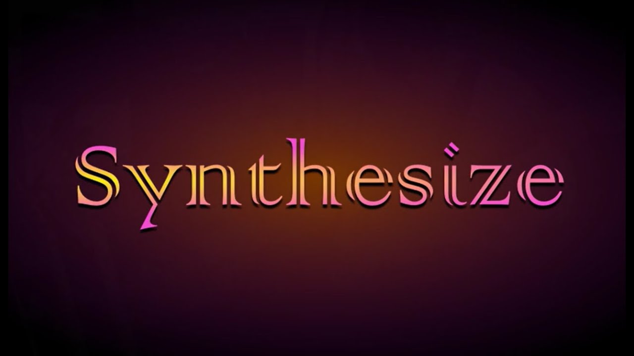Synthesizer - YouTube