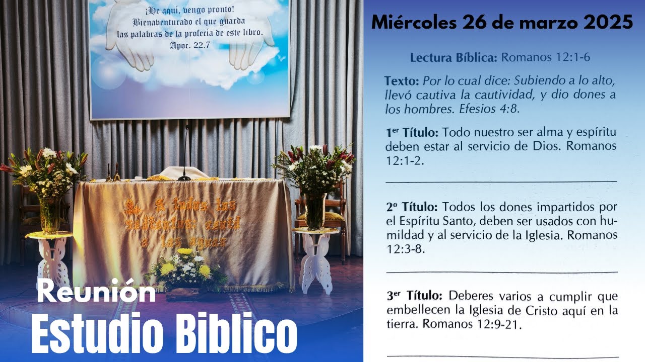 Reunión de Estudio Bíblico IEP Ma SAN MIGUEL - YouTube