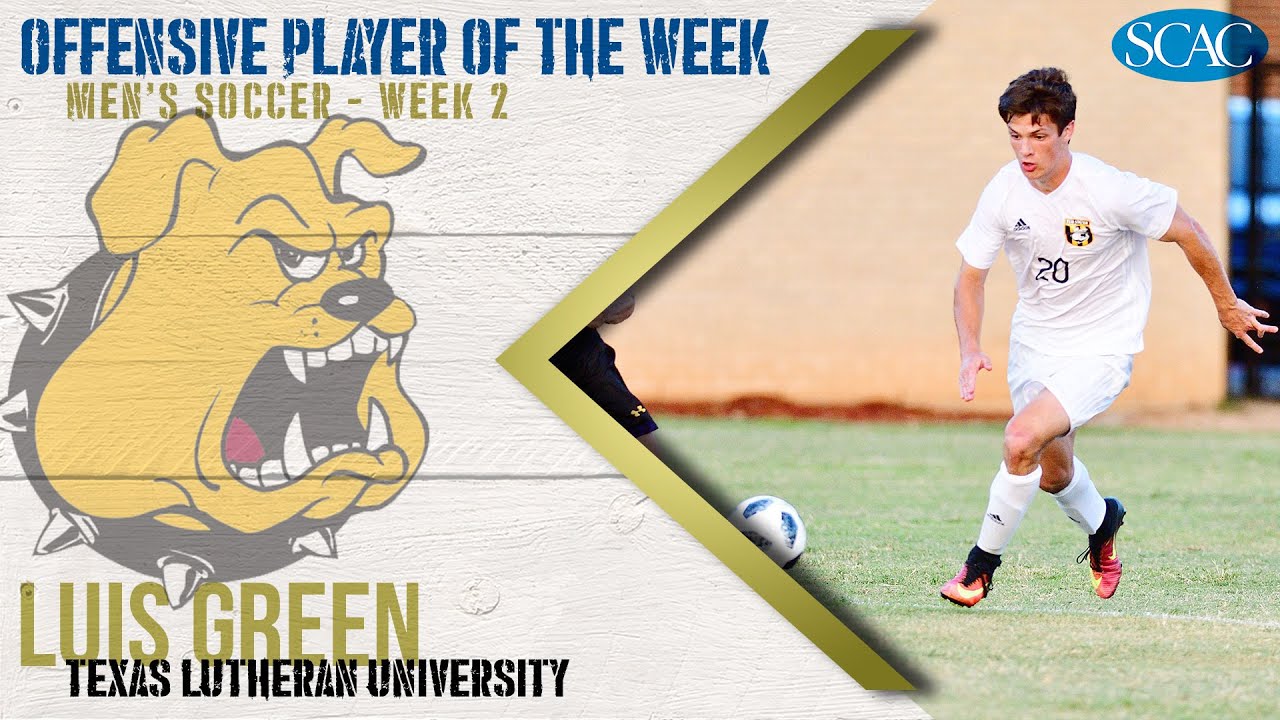 Luis Green, Texas Lutheran University, Men's Soccer Offensive Player of ...