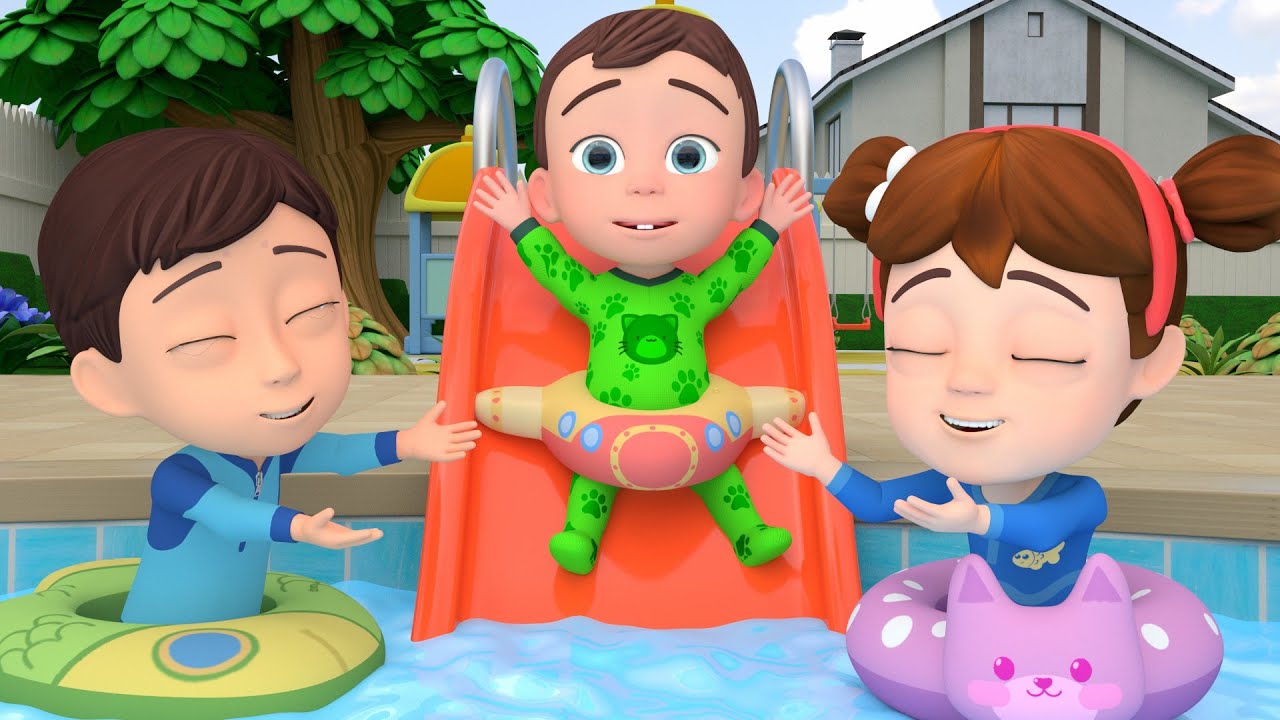 Swimming Pool Song for Kids | This Is The Way Song +more Sing Along ...