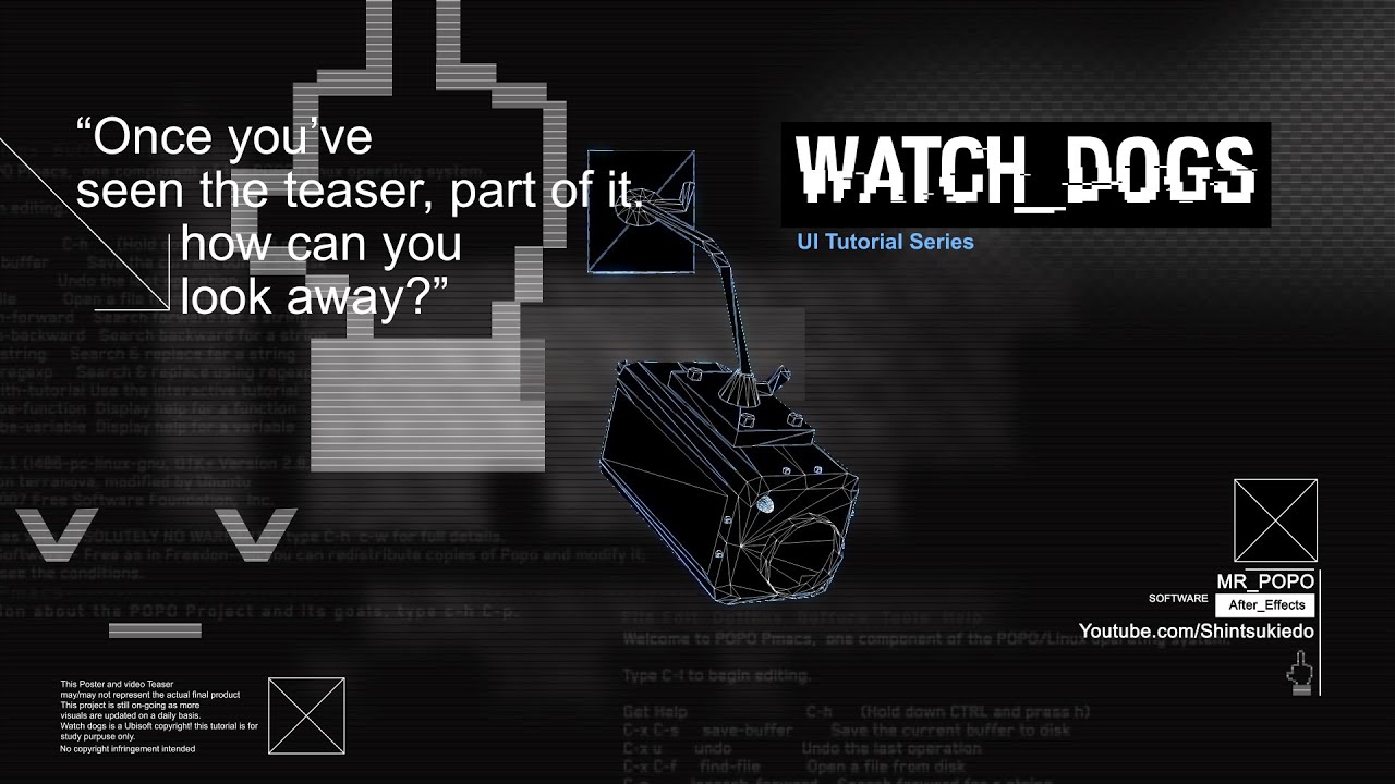 Watch Dogs UI Tutorial Series Teaser - YouTube
