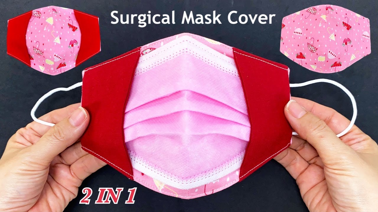 Diy Very Easy Surgical Mask Cover Sewing Tutorial | How to Make Medical ...
