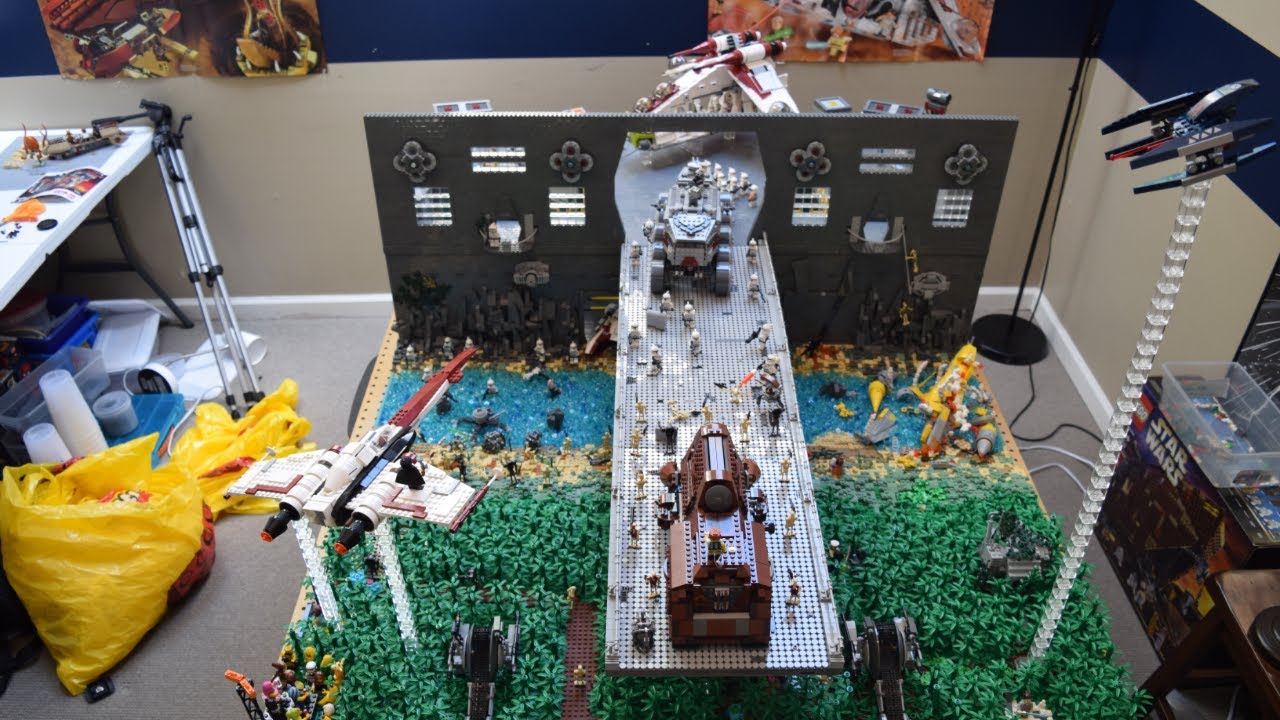 The Battle of Naboo | HUGE LEGO STAR WARS MOC | Entire In-depth Review ...
