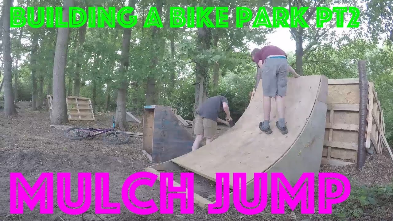 BUILDING MASSiVE MULCH JUMP !!!!!! - YouTube