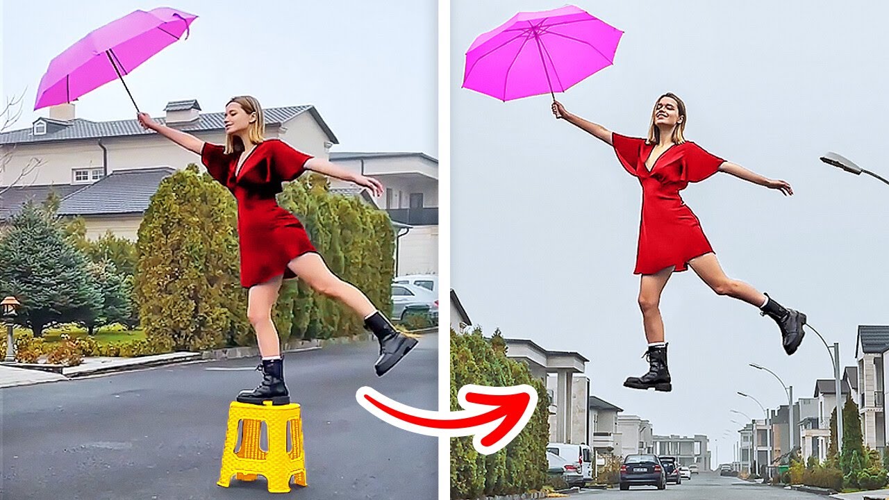 Amazing Photo Hacks And TikTok Video Ideas - YouTube