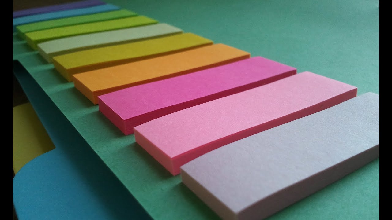 [OCD] How to store sticky notes - no more bent pads or curly edges ...