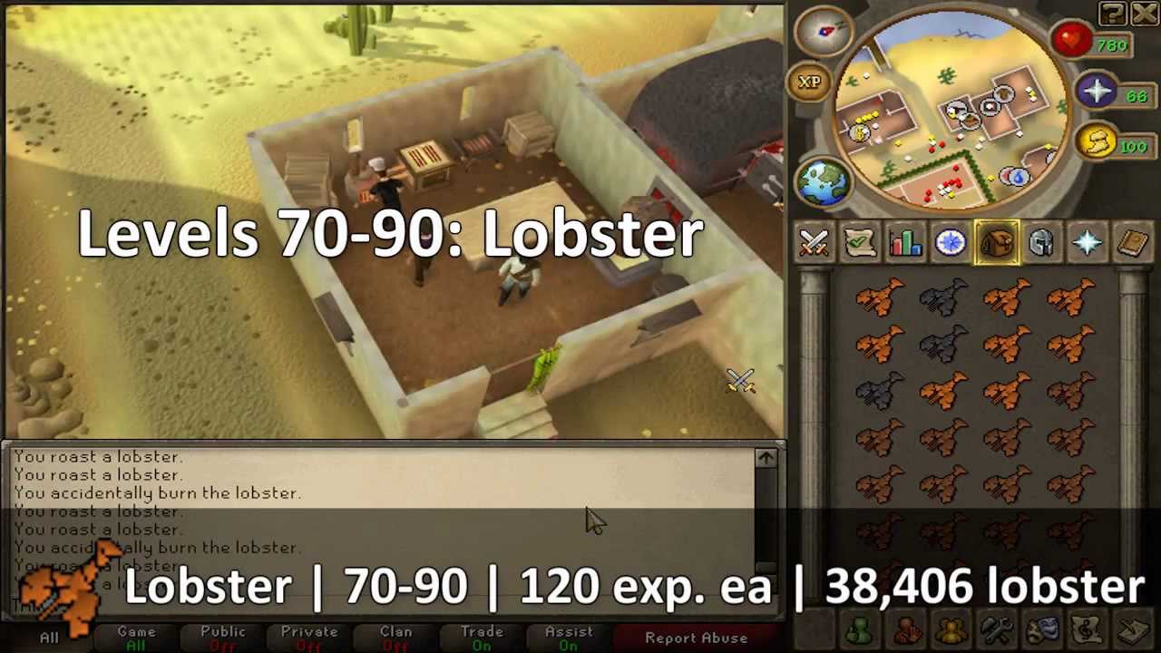 RuneScape F2P Cooking Guide 1-99 [HD] - YouTube