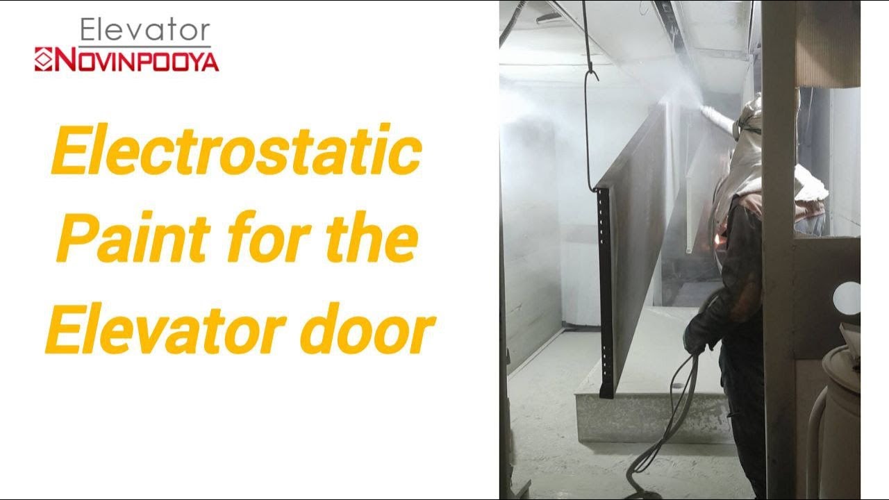 "Electrostatic paint for the elevator door." - YouTube