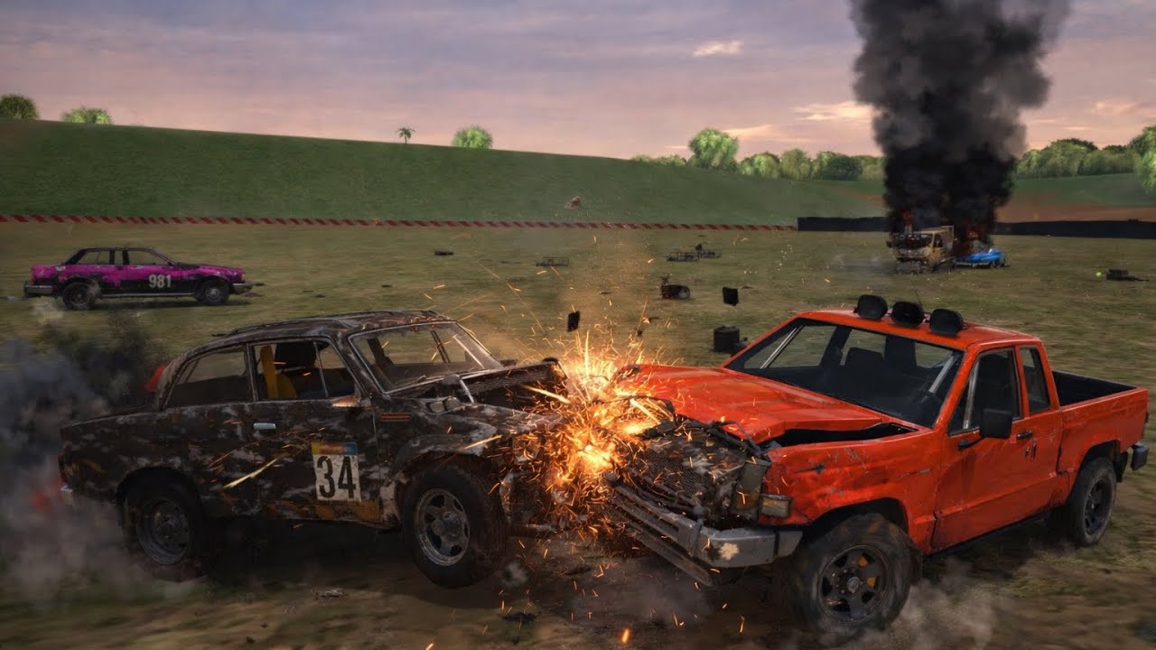 Demolition Derby 3 – Ruthless Arena Smashes & Cars Destroyed - YouTube