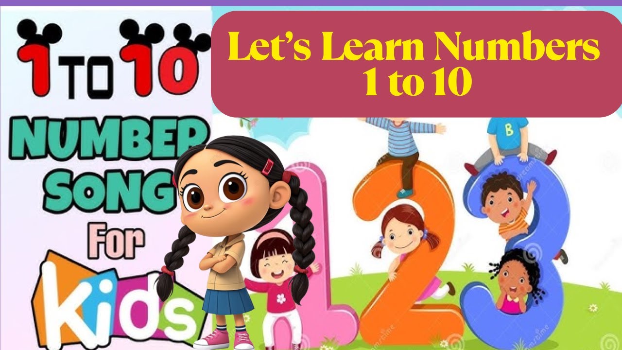 👋 Let’s Learn Numbers 1 to 10 | Fun Counting for Kids!👋 - YouTube