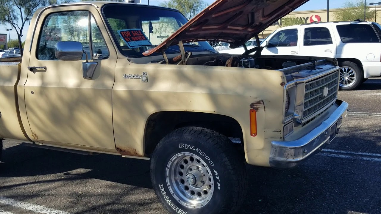 Box body 76 Chevy K10 Walkaround! - YouTube