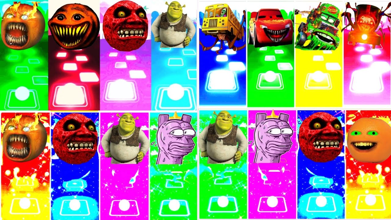 Shrek Thriller 🆚 Pico Park 🆚 Horror Annoying Orange 🆚 Lunar Moon 🆚 Pou ...