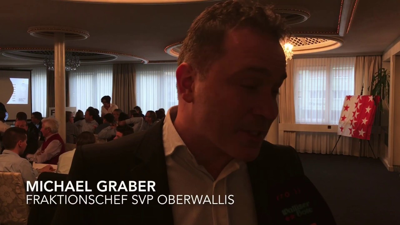 Wahlen 2019 | Michael Graber, Fraktionschef SVP Oberwallis - YouTube
