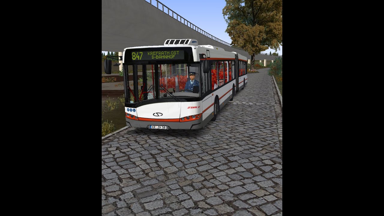 Omsi 2 Krefrath V 3.1 Linia 847 Haus Brück - Krefrath OstBf Solaris ...