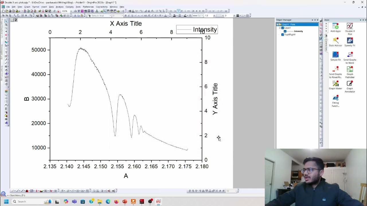 Simple trick to make linked double X-axis plot in Origin| Energy and ...
