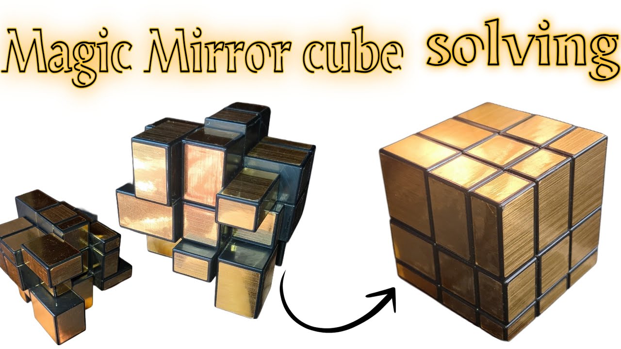 Solving 3D magic mirror cube(3×3)!! - YouTube