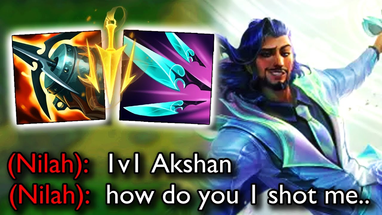 Akshan but I try a Korean Challenger Navori Build and it's absolutely ...