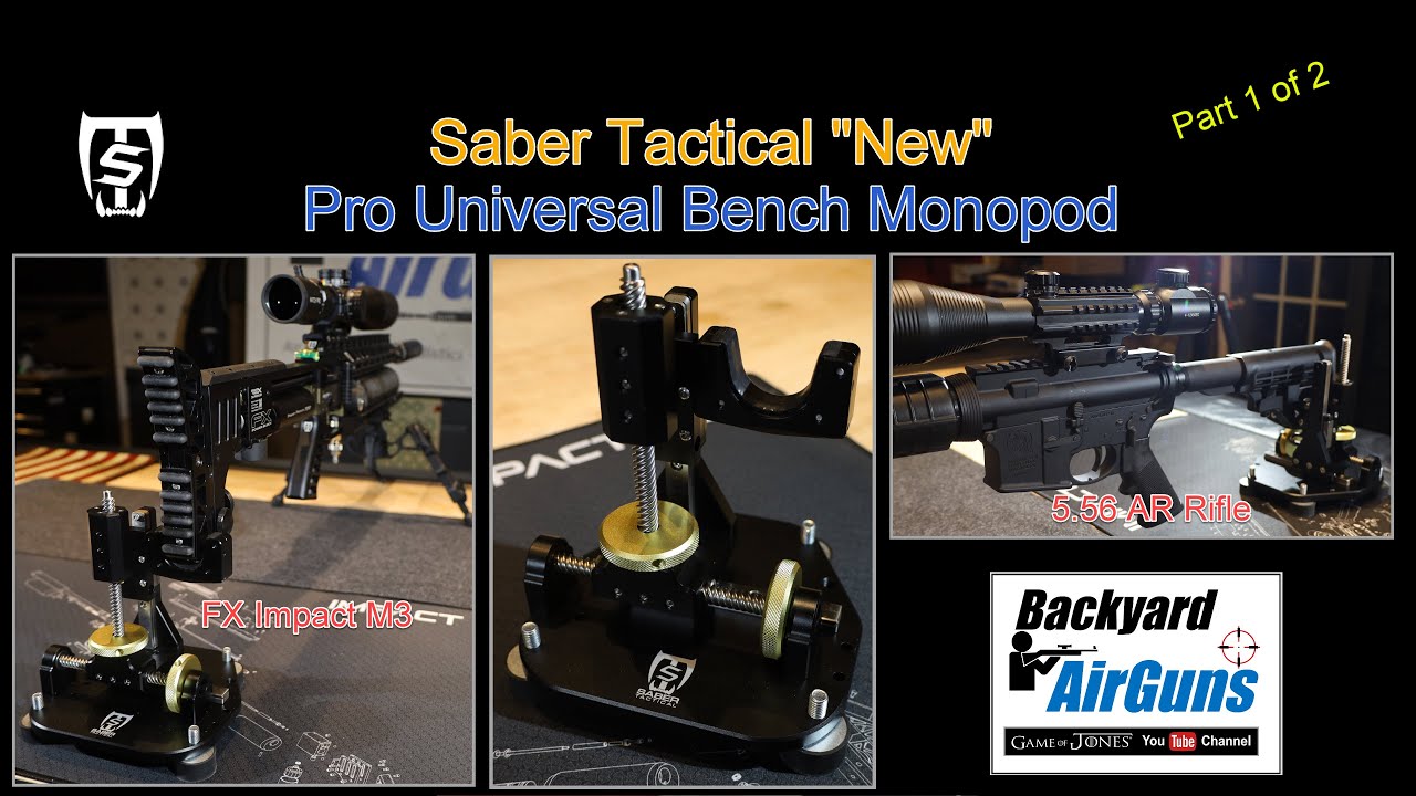 New Saber Tactical Pro Universal Bench Monopod - works with the FX ...