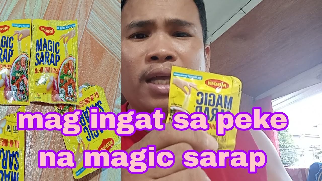 mag Ingat sa peke na magic sarap - YouTube