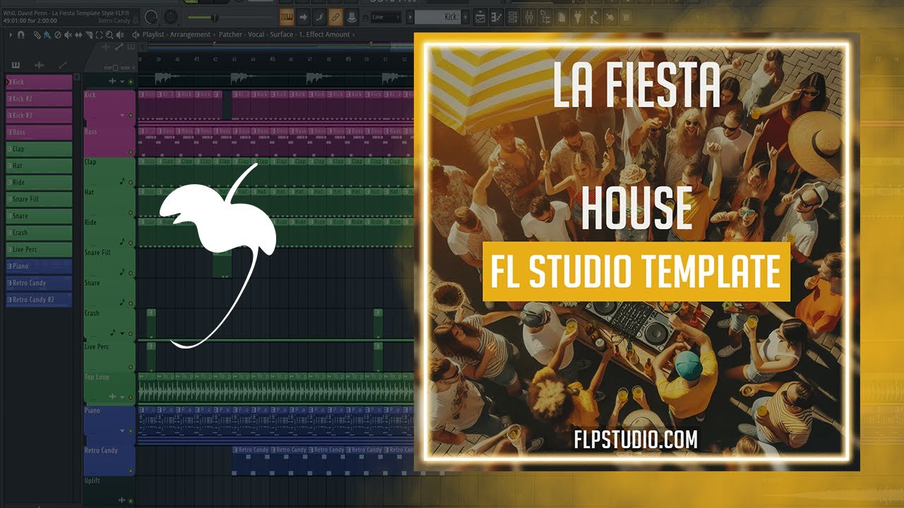 La Fiesta - House FL Studio Template (Wh0, David Penn Style) - YouTube