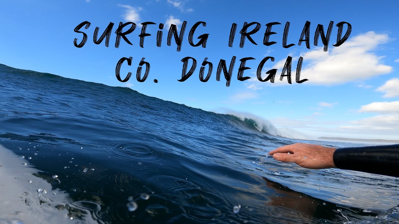 Surfing Ireland - Co. Donegal - Big swell and sunny days! - YouTube